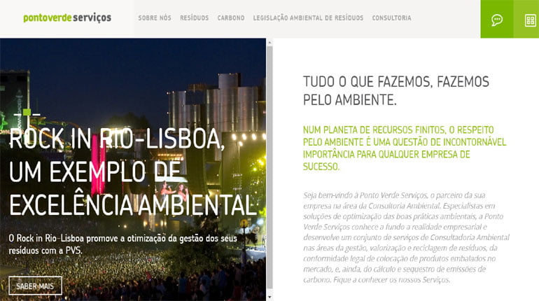 Ponto Verde Serviços apoia empresas a desenvolver soluções mais amigas ...